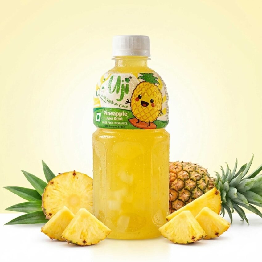 Pineapple Juice with Nata De Coco – Uji Foods